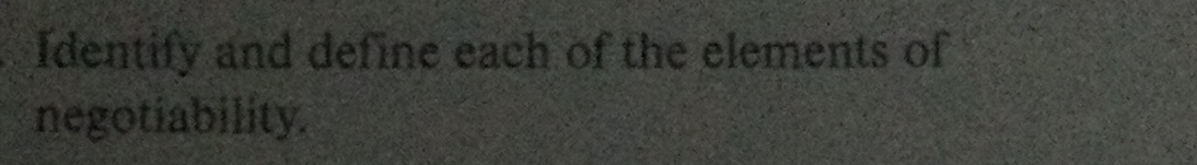 Solved Identify and define each of the elements of | Chegg.com