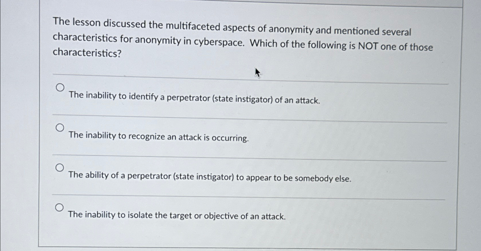 Solved The lesson discussed the multifaceted aspects of | Chegg.com