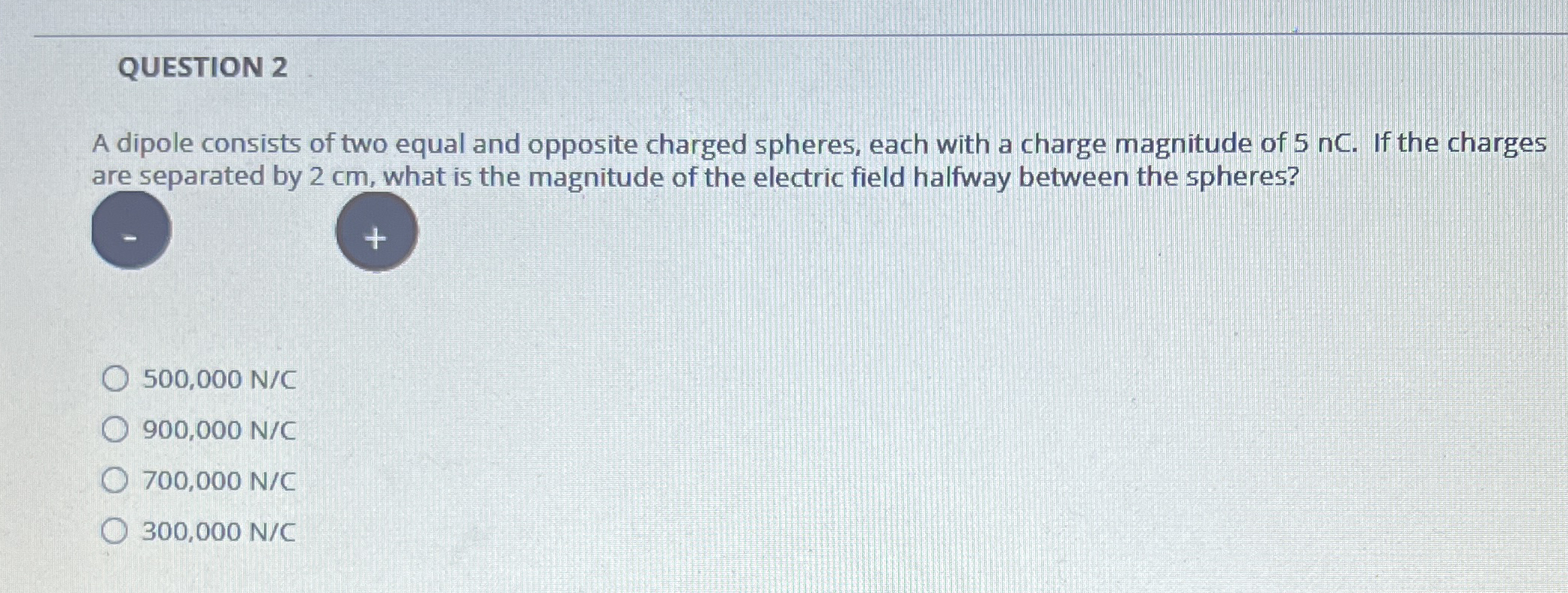 Solved QUESTION 2A dipole consists of two equal and opposite | Chegg.com