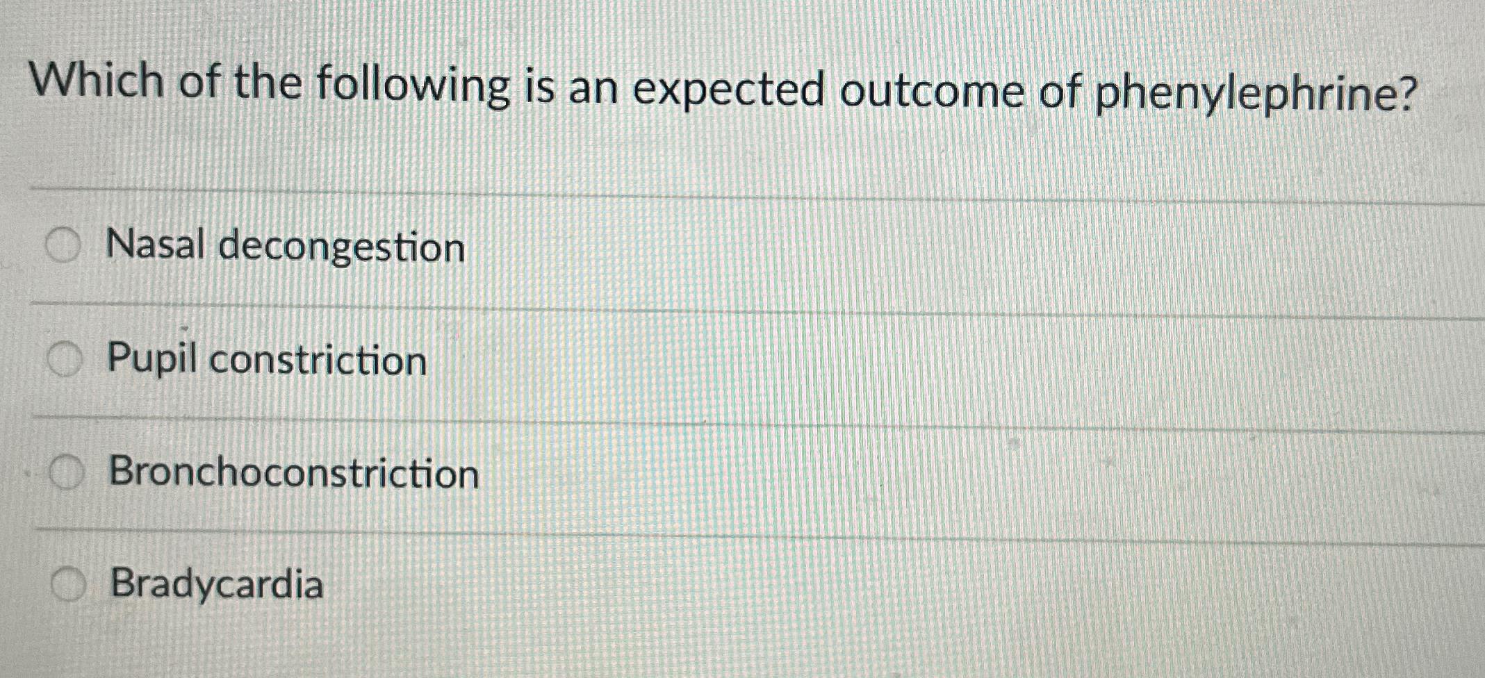 Solved Which of the following is an expected outcome of | Chegg.com