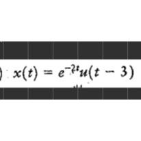 Solved x(t)=e-2tu(t-3) | Chegg.com