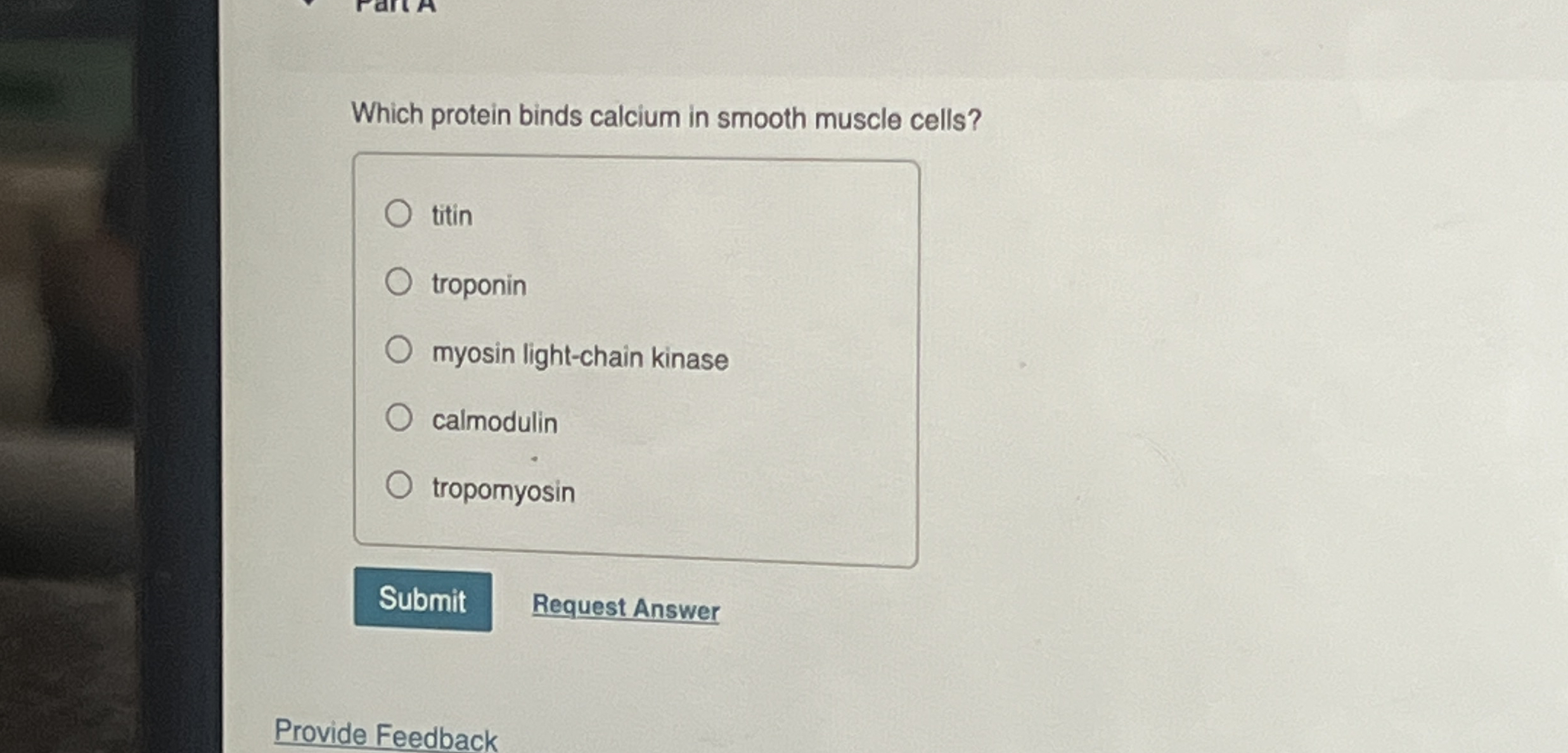 Solved Which protein binds calcium in smooth muscle | Chegg.com