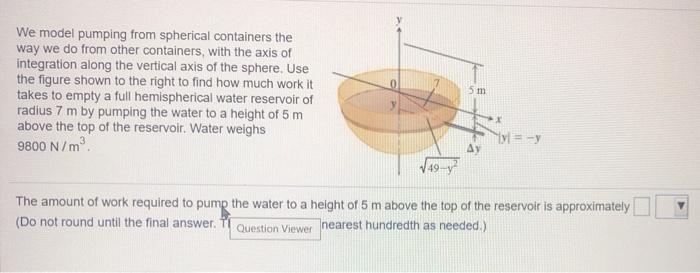 Solved We model pumping from spherical containers the way we | Chegg.com