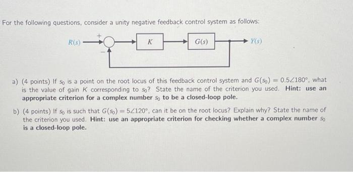 Solved For the following questions, consider a unity | Chegg.com