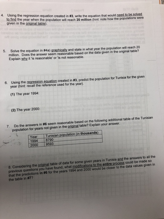 Solved Population Growth Situation: There is a strong | Chegg.com