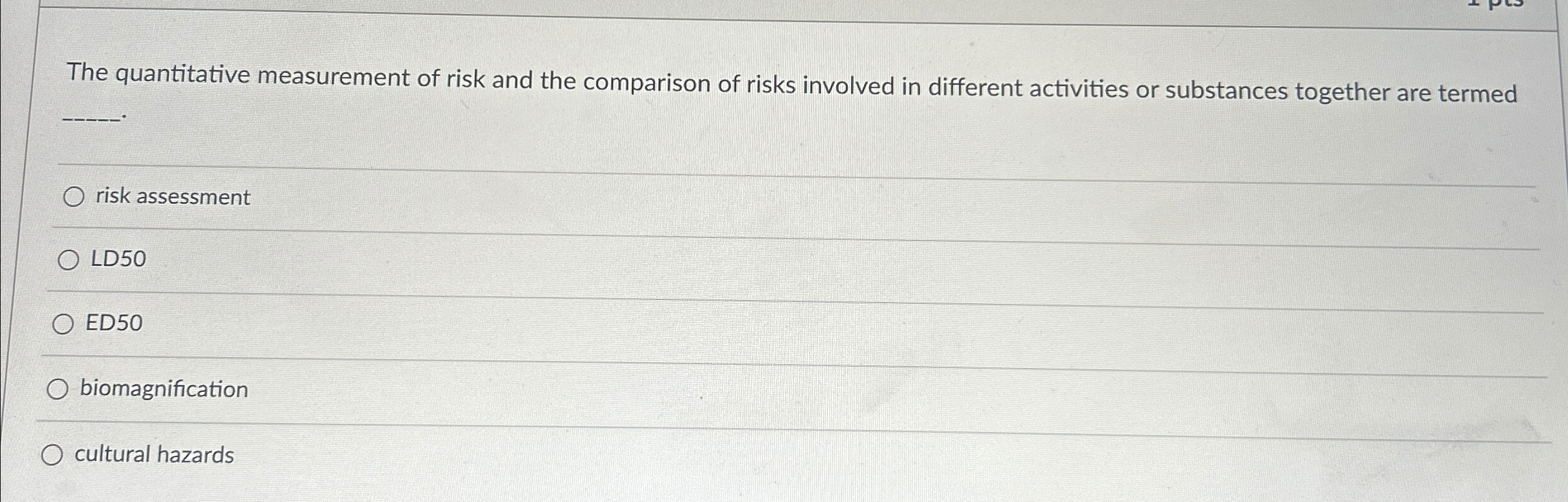 Solved The quantitative measurement of risk and the | Chegg.com