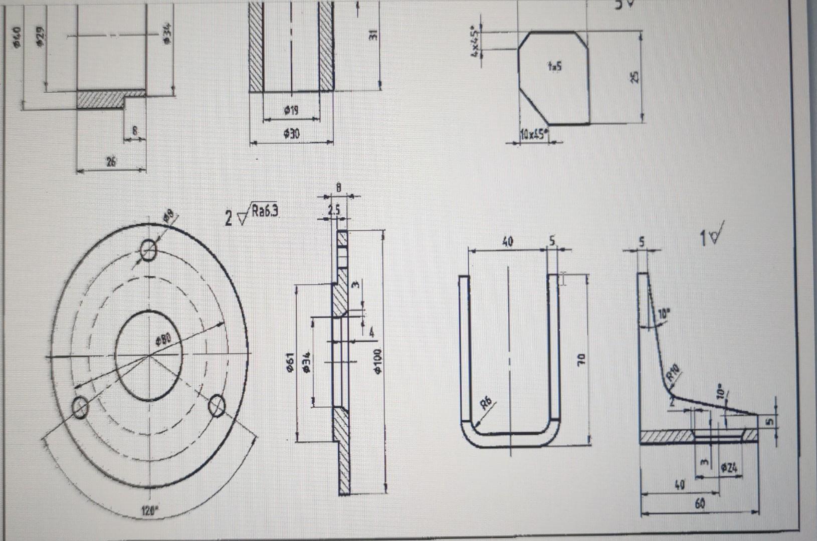 Complete the deficiencies of the detail drawings and | Chegg.com