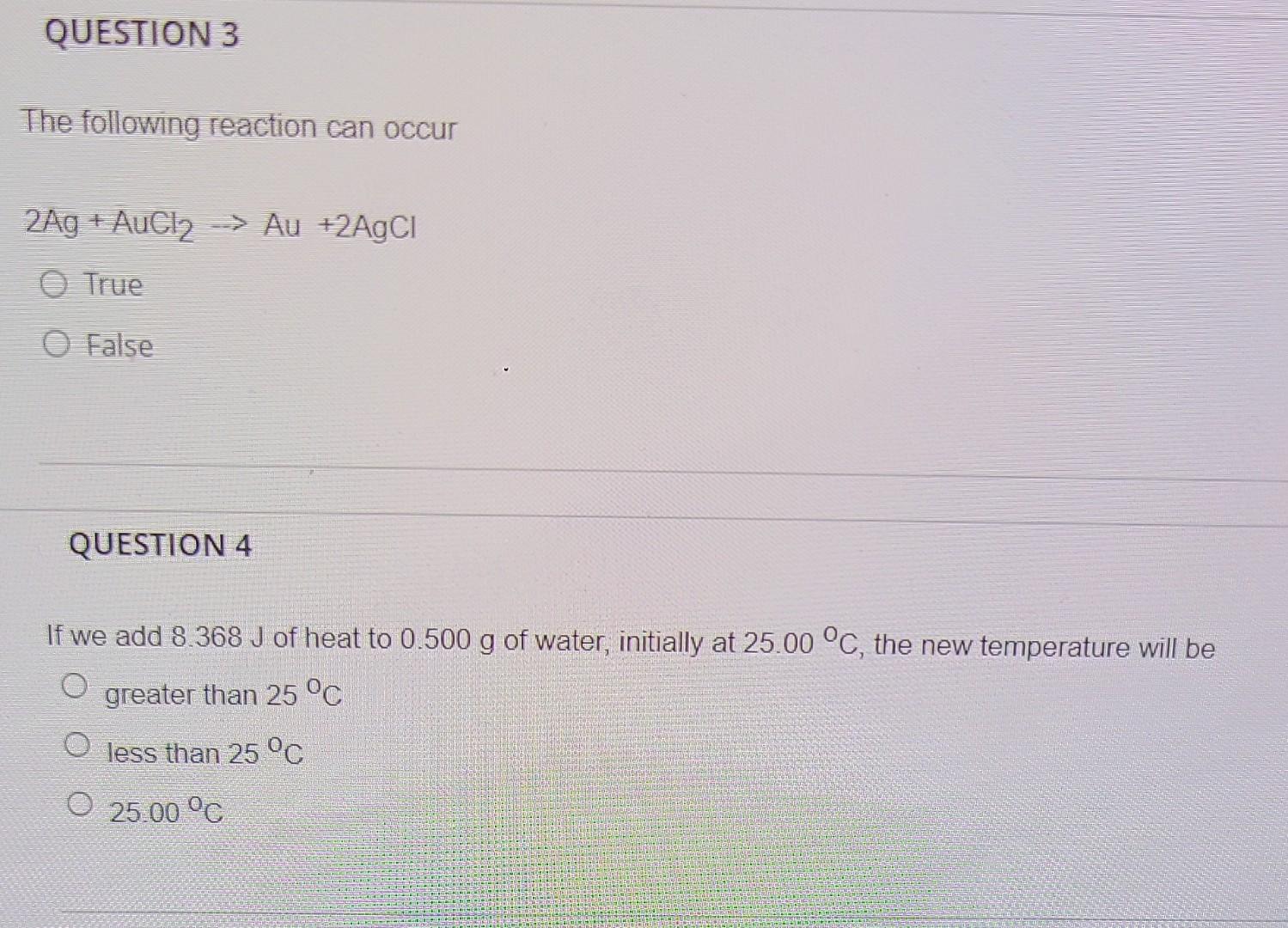 Solved The Following Reaction Can Occur 2ag Aucl2→au 2agcl