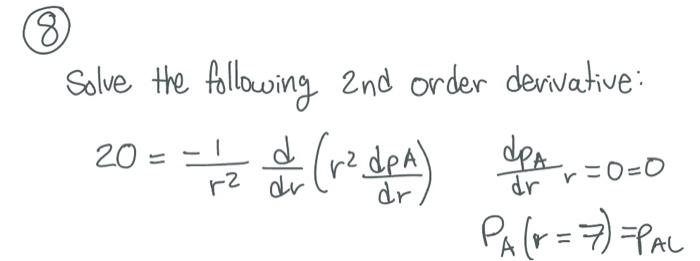 Solved Solve the following second-order ODE | Chegg.com