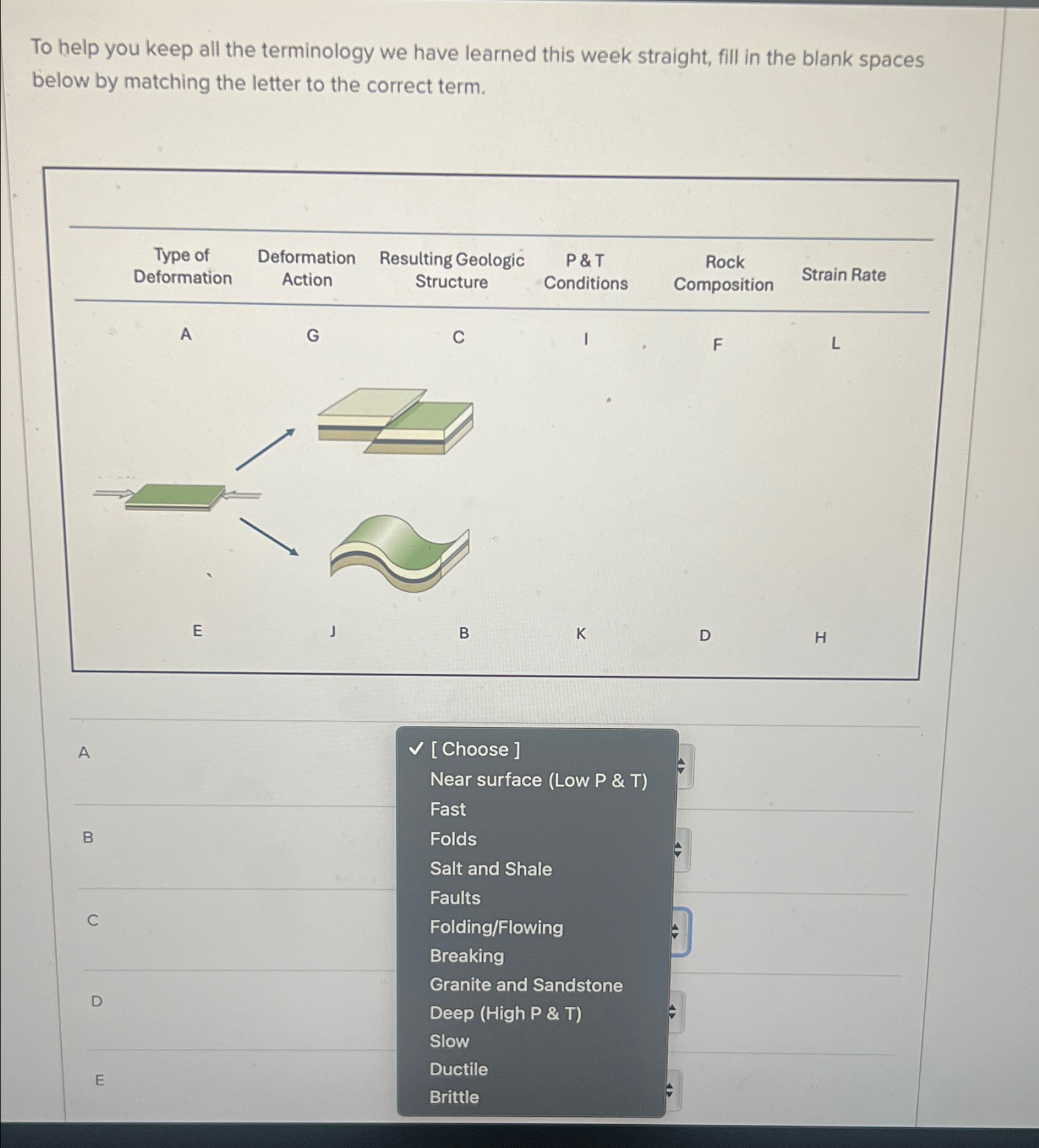 Solved To help you keep all the terminology we have learned | Chegg.com