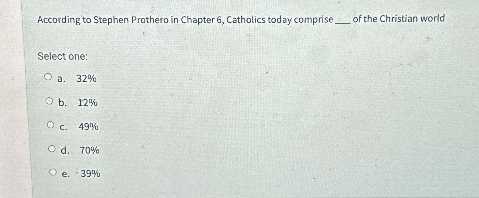Solved According to Stephen Prothero in Chapter 6, | Chegg.com