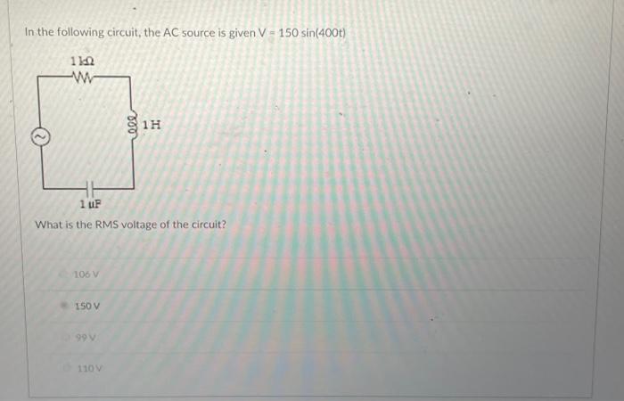 Solved The total impedance Z of an RLC circuit driven by an | Chegg.com