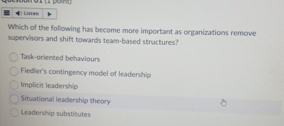 Solved Which of the following has become more important as | Chegg.com