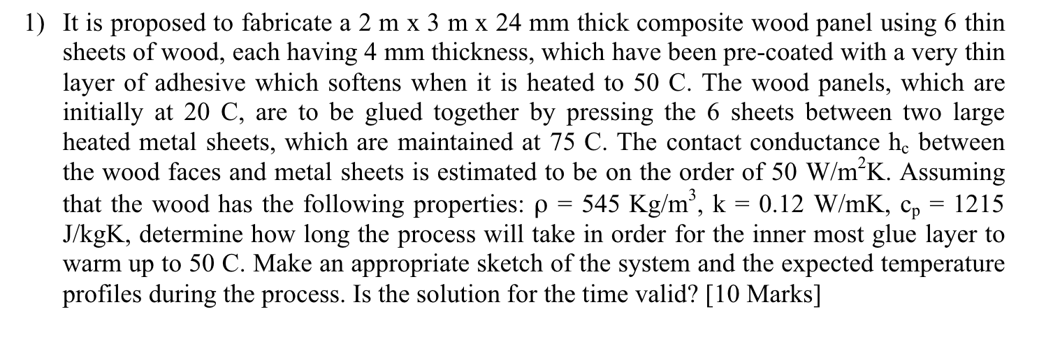 Solved It is proposed to fabricate a 2 ﻿mx 3 ﻿mx 24 ﻿mm | Chegg.com