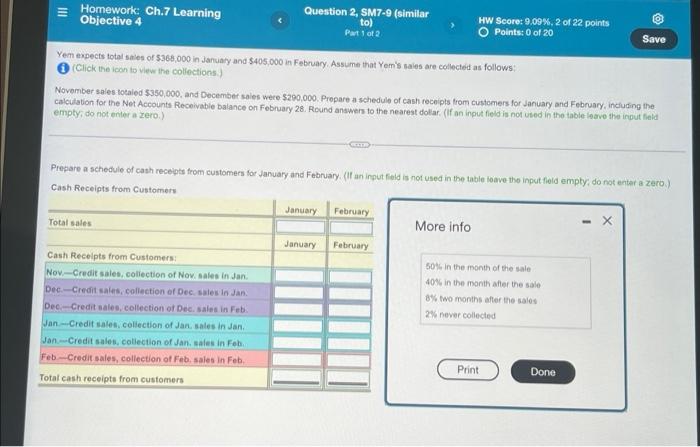 Solved = Homework Ch.7 Learning Objective 4 Question 2, | Chegg.com