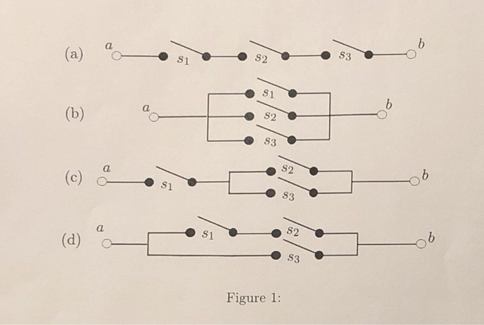 Solved 5 Consider The Switching Networks Shown In The