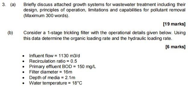 Solved (a) Briefly discuss attached growth systems for | Chegg.com