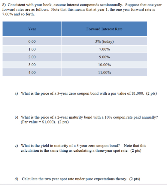 Solved Consistent with your book, assume interest compounds | Chegg.com