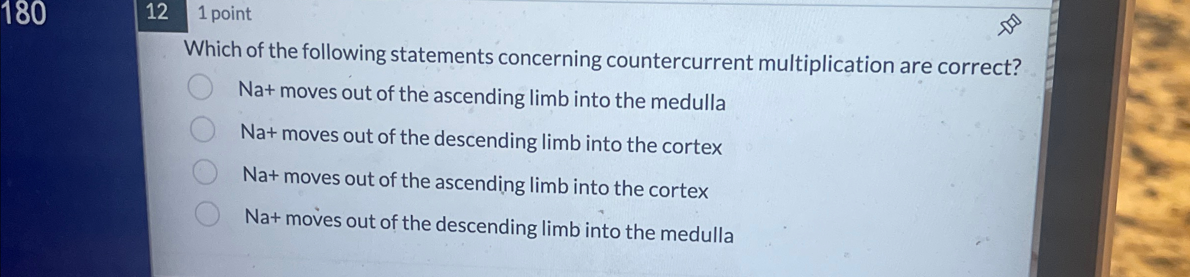 Solved 121 ﻿pointWhich of the following statements | Chegg.com