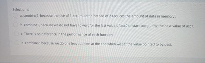 Solved Consider the following two implementations of loop | Chegg.com