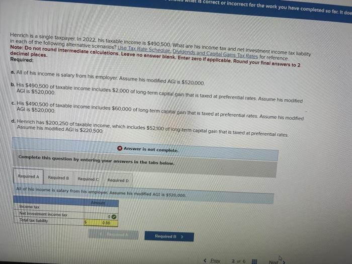 Solved Henrich is a single taxpayer. In 2022, his taxable | Chegg.com