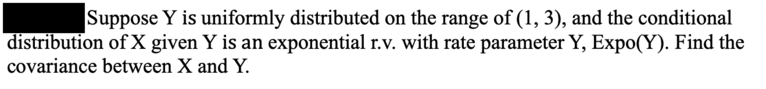 Solved Suppose Y ﻿is uniformly distributed on the range of | Chegg.com