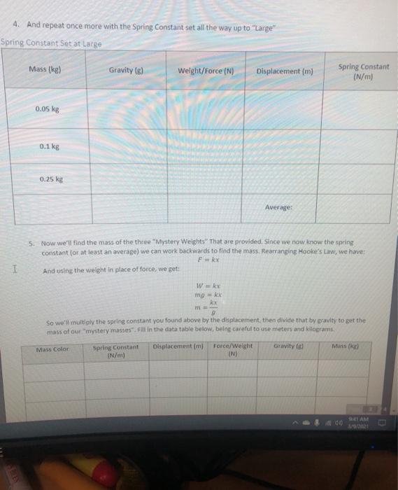 Introduction Hooke's Law teaches us how springs can | Chegg.com