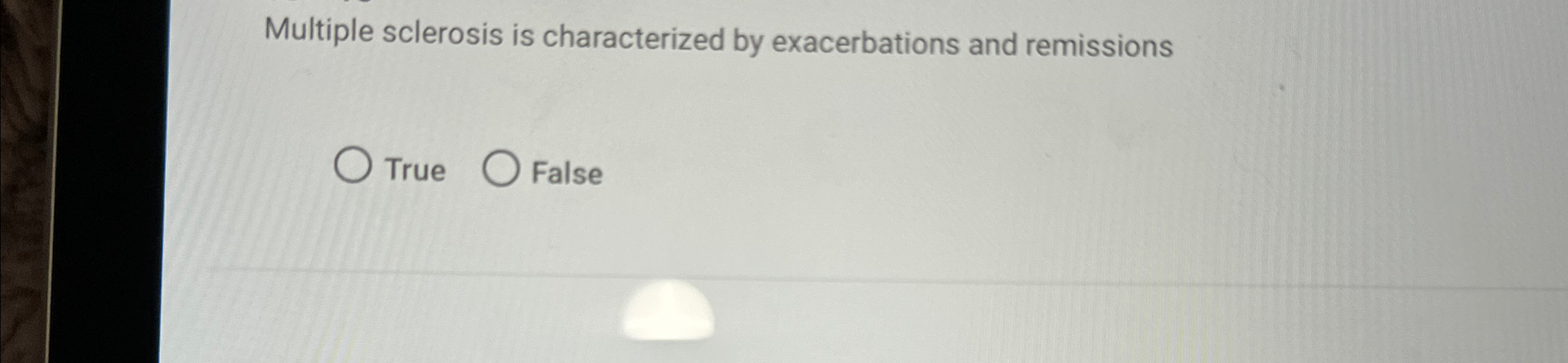 Solved Multiple sclerosis is characterized by exacerbations | Chegg.com
