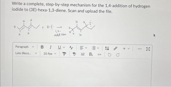 Solved Write a complete, step-by-step mechanism for the | Chegg.com