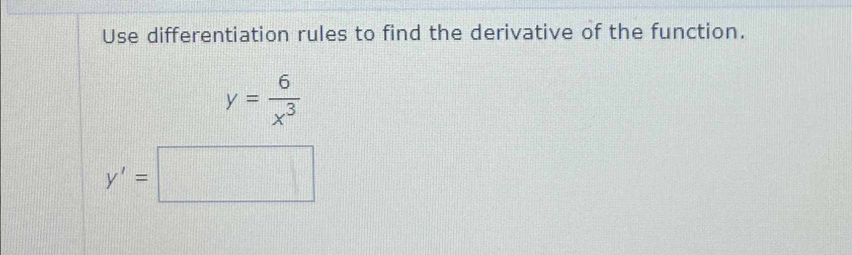 Solved Use differentiation rules to find the derivative of | Chegg.com
