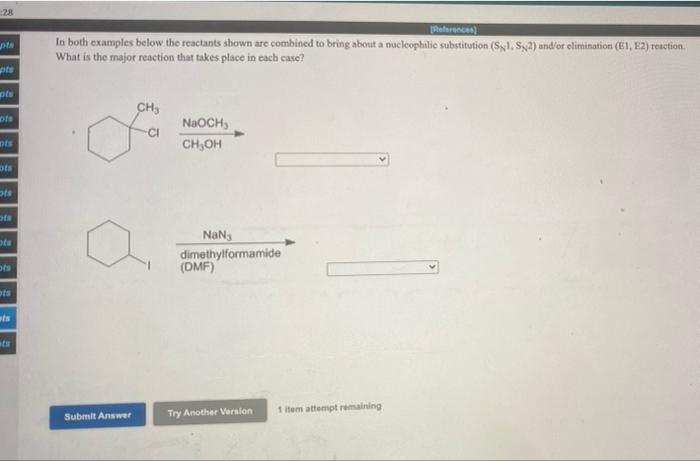 Solved pa References In both examples below the reactants | Chegg.com