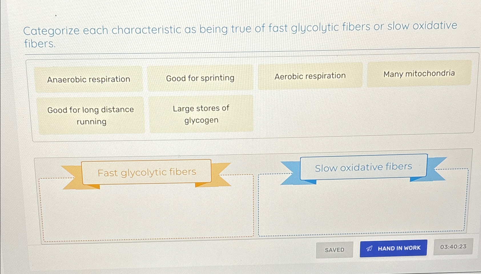 Solved Categorize each characteristic as being true of fast | Chegg.com Solved Categorize each characteristic as being true of fast | Chegg.com