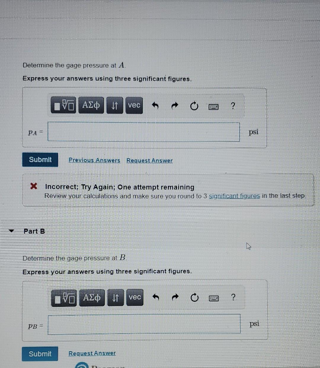 Solved The container is partially filled with oil, water, | Chegg.com