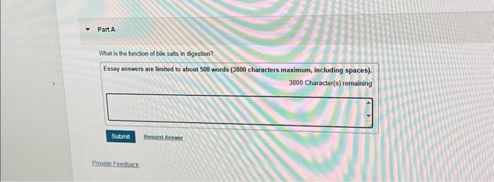 Solved Essay answers are limited to about 500 words ( 3800 | Chegg.com