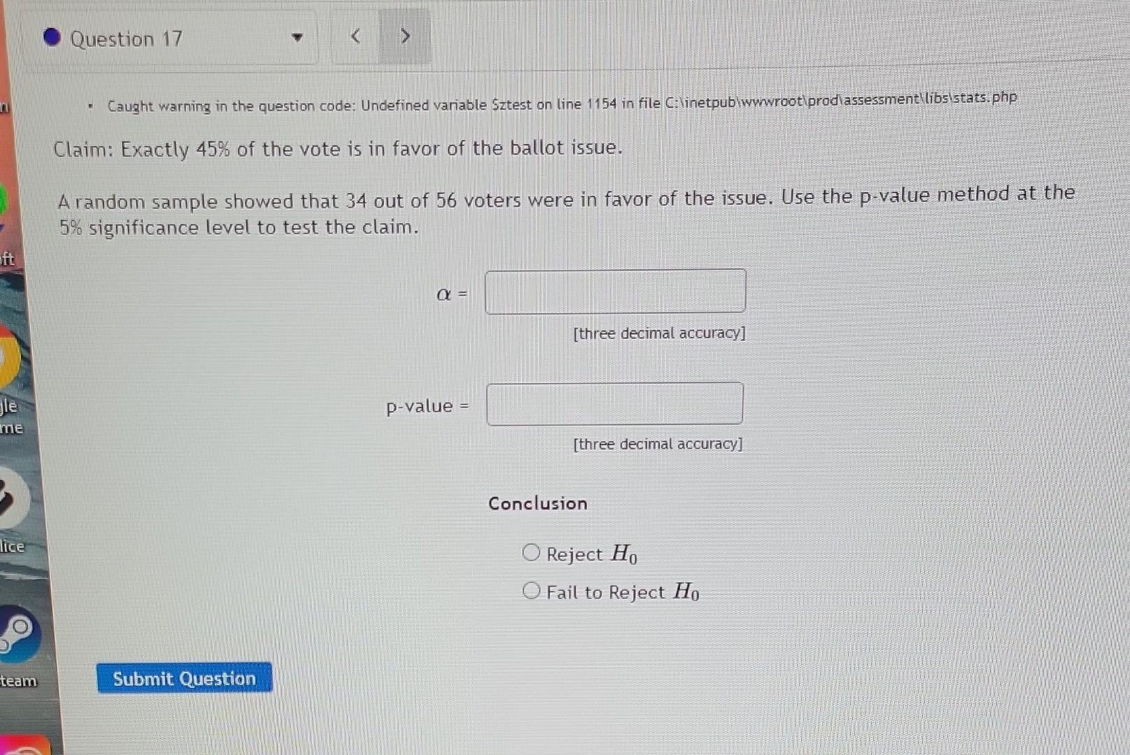 Solved Caught Warning In The Question Code Undefined