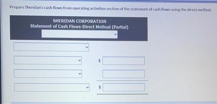 Solved Sheridan Corporation had the following 2025 income | Chegg.com