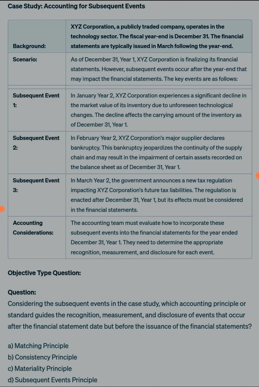 Solved Objective Type Question: Question: Considering the | Chegg.com