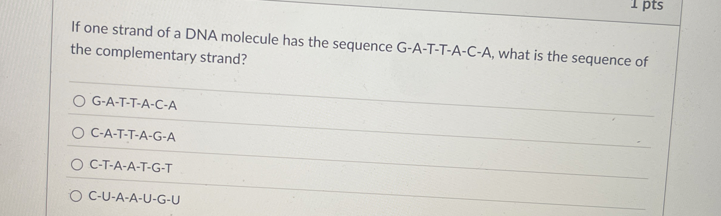 Solved If one strand of a DNA molecule has the sequence | Chegg.com