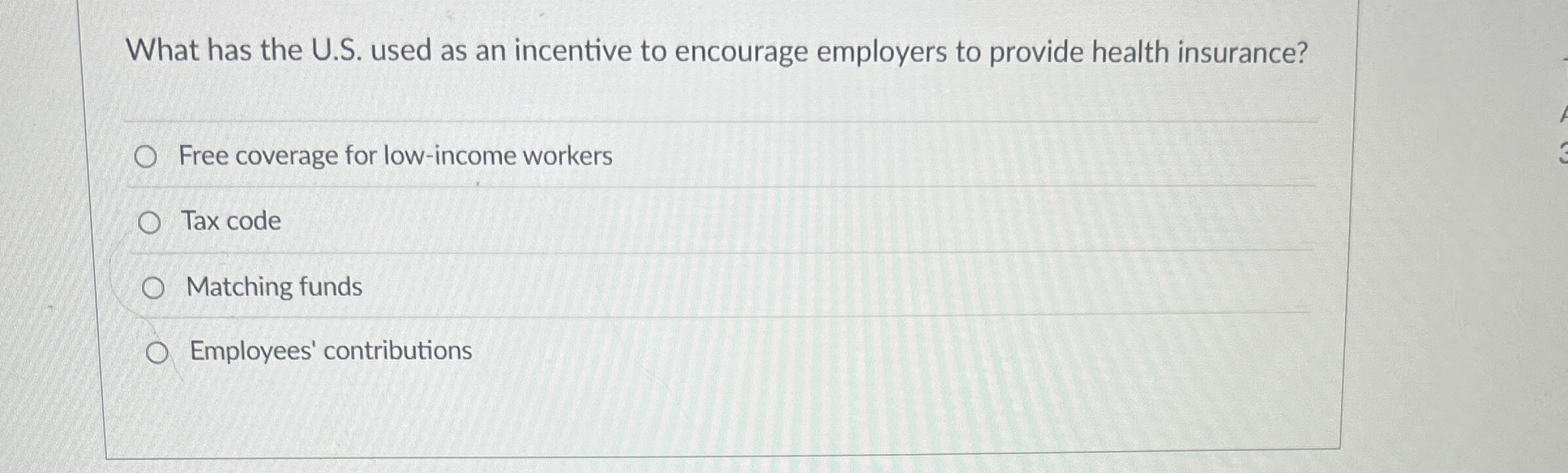 Solved What has the U.S. ﻿used as an incentive to encourage | Chegg.com