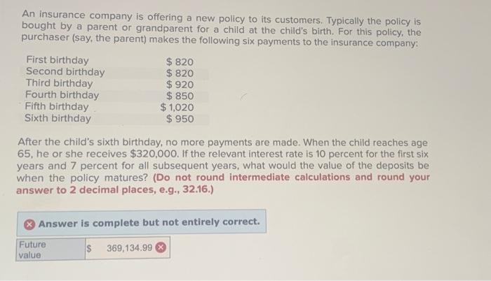 Solved An insurance company is offering a new policy to its | Chegg.com