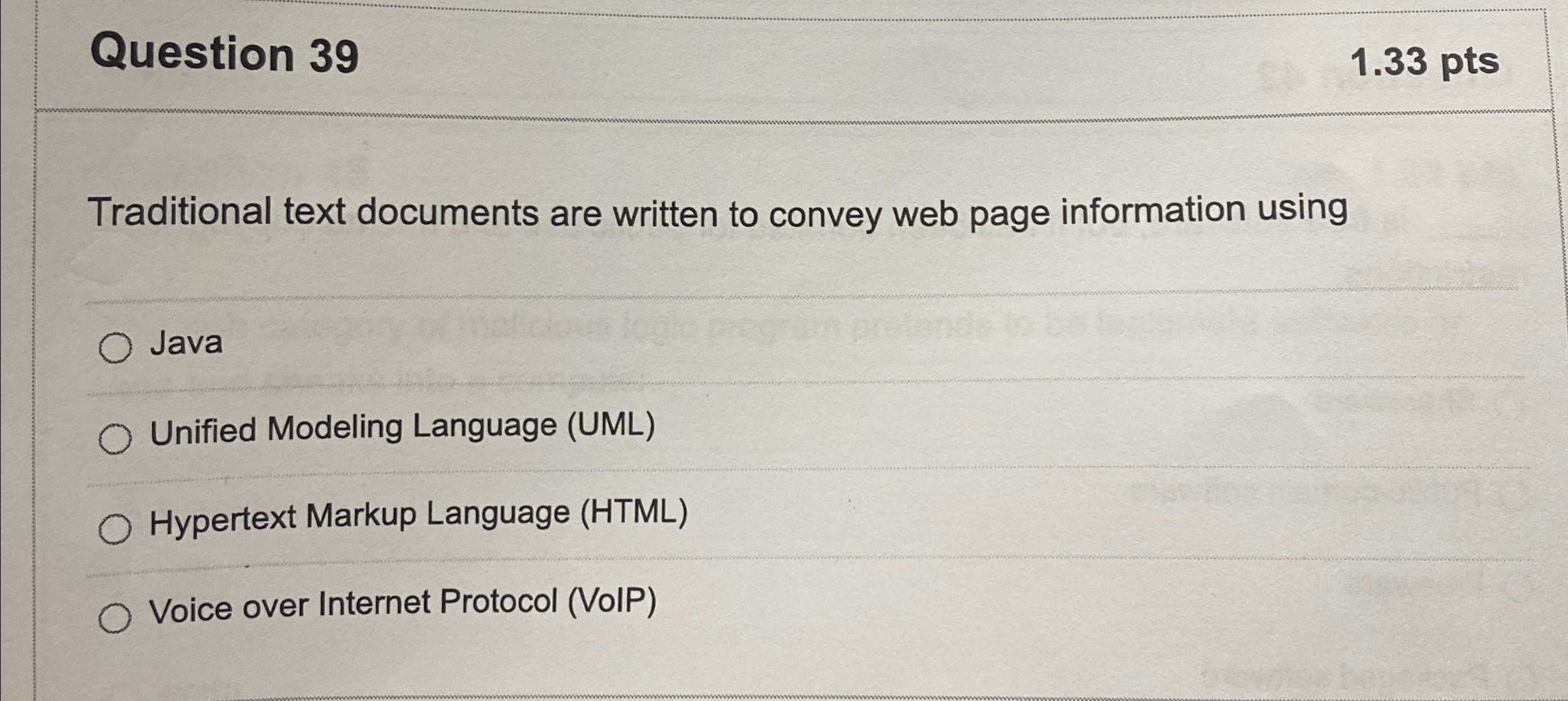 Solved Question 391.33ptsTraditional text documents are | Chegg.com