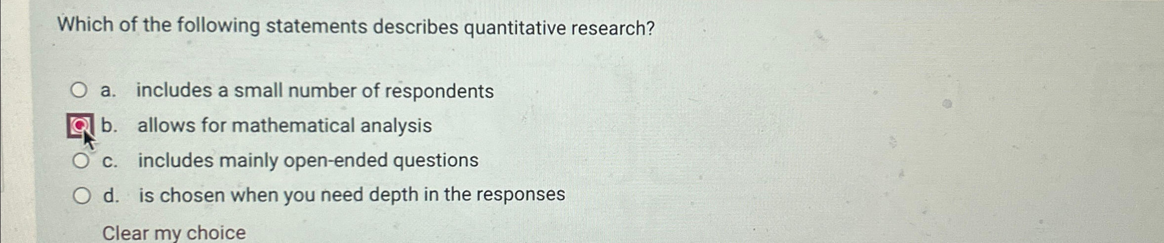 Solved Which of the following statements describes | Chegg.com