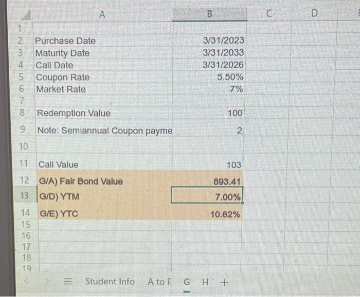 Solved I posted 3 spreadsheets & directions for information | Chegg.com