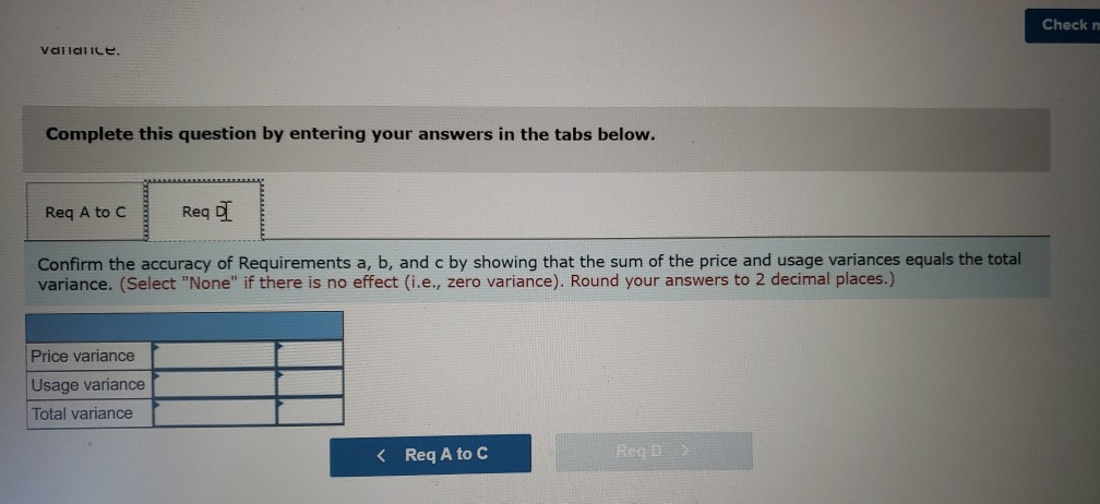Solved Check my work Exercise 8-11A Determining materials | Chegg.com