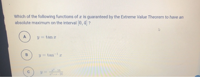 Solved Which of the following functions of is guaranteed by | Chegg.com