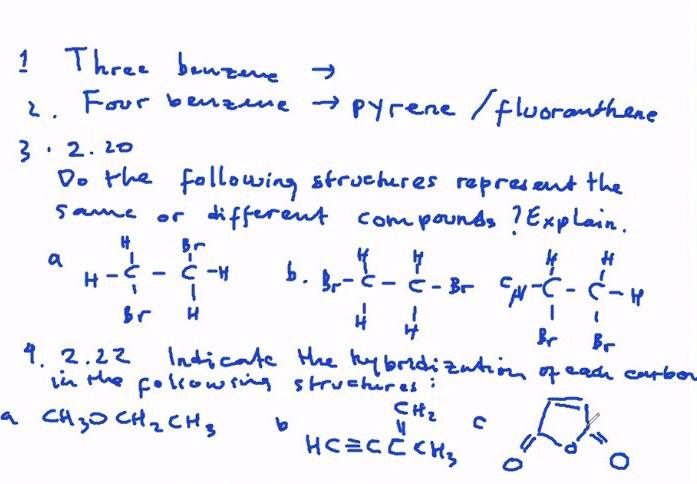 Solved 1 Three benzere → Four benzine pyrene / fluoranthene | Chegg.com
