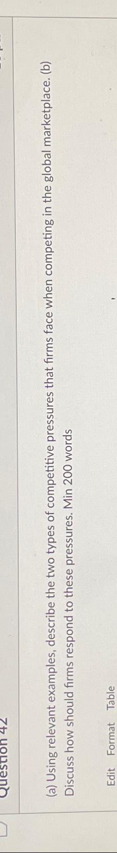 Solved (a) ﻿Using relevant examples, describe the two types | Chegg.com