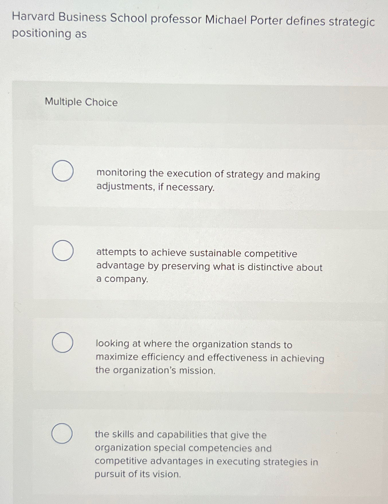 Solved Harvard Business School professor Michael Porter | Chegg.com