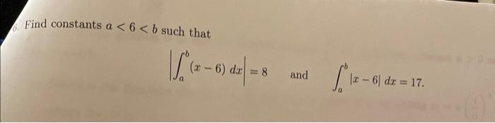 Solved Find constants a