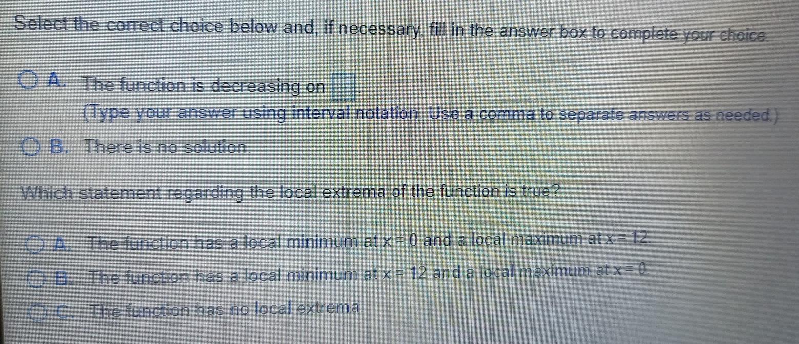 Solved Find the critical numbers, the intervals on which | Chegg.com
